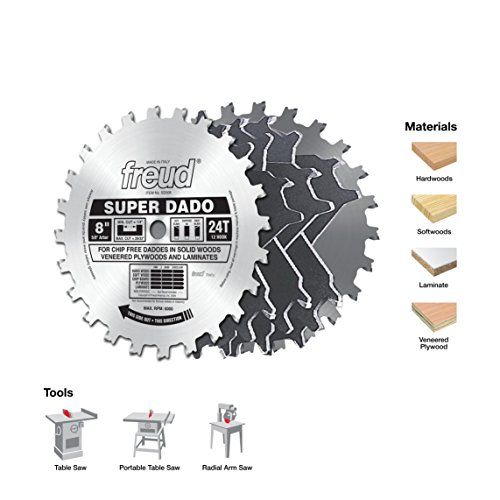 해외직구전문 쇼핑365 Freud 8" x 24T Super Dado Sets (SD508)