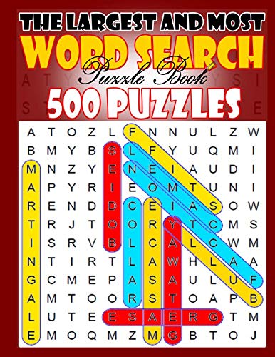The Largest And Most Word Search Puzzle Book: 500 Puzzles | Amazon.com.br