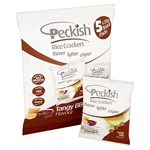 Amazon.com: Peckish Tangy BBQ Rice Crackers 20g x 5 per pack - Pack of ...