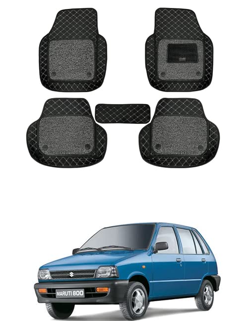 Auto Beast 7D Universal Bucket Car Foot Mats Compatible with Alto 800 ...