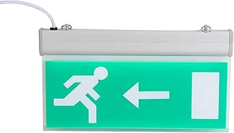 Photoluminescent Exit Sign Acrylic,Fire Indicator Lights,Single-way ...