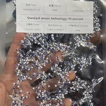 1Pc PT100 Temperature Sensing Chip 400℃ Temperature Sensors For ...