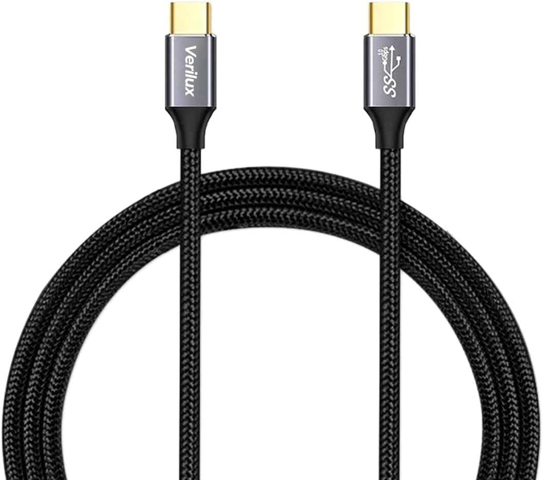 Verilux® Type C to Type C Cable 100W 10Ft/3m Fast Charging USB C Cable ...