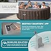Amazon.com : Bestway SaluSpa Bali Smart AirJet Inflatable Hot Tub Round Portable 5-7 Person Spa ...