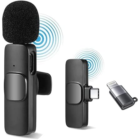 Careflection K8 Wireless Microphone for YouTube Vlogging Video ...