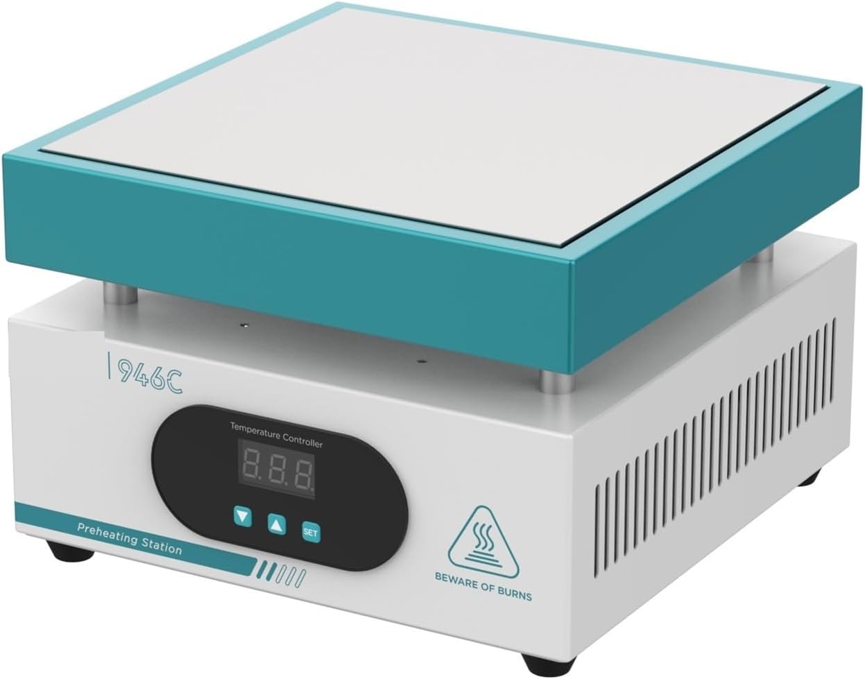 850W 946C Electronic Hot Plate Preheat Preheating Station 200x200mm for ...