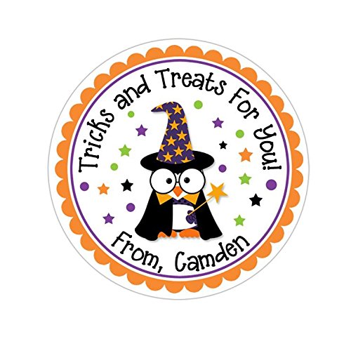 Amazon.com: Personalized Customized Halloween Party Favor Thank You ...