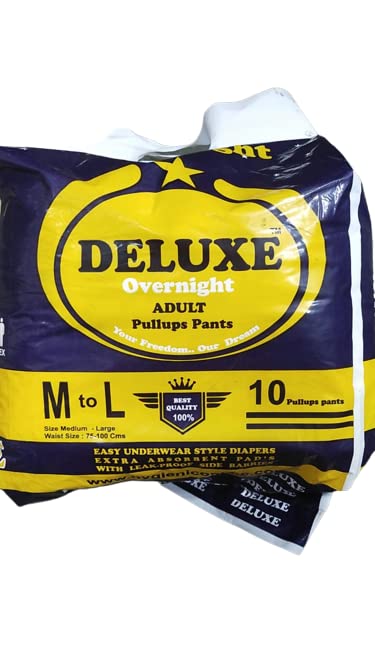 Deluxe Adult Pullups Pants (LX 10PCS) : Amazon.in: Health & Personal Care