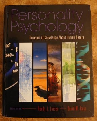 Amazon.com: Personality Psychology: Domains of Knowledge About Human ...