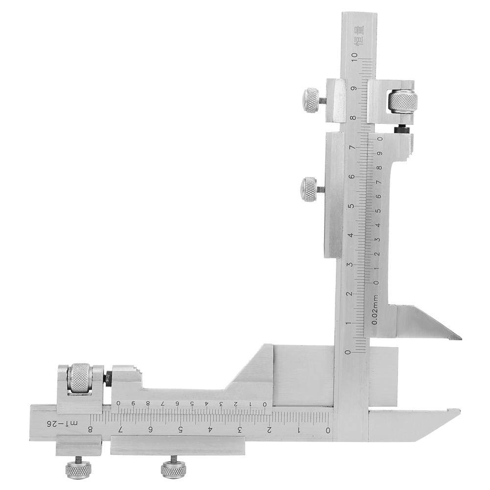 Buy M1-26 Stainless Steel Height Vernier Caliper, Gear Tooth Vernier ...