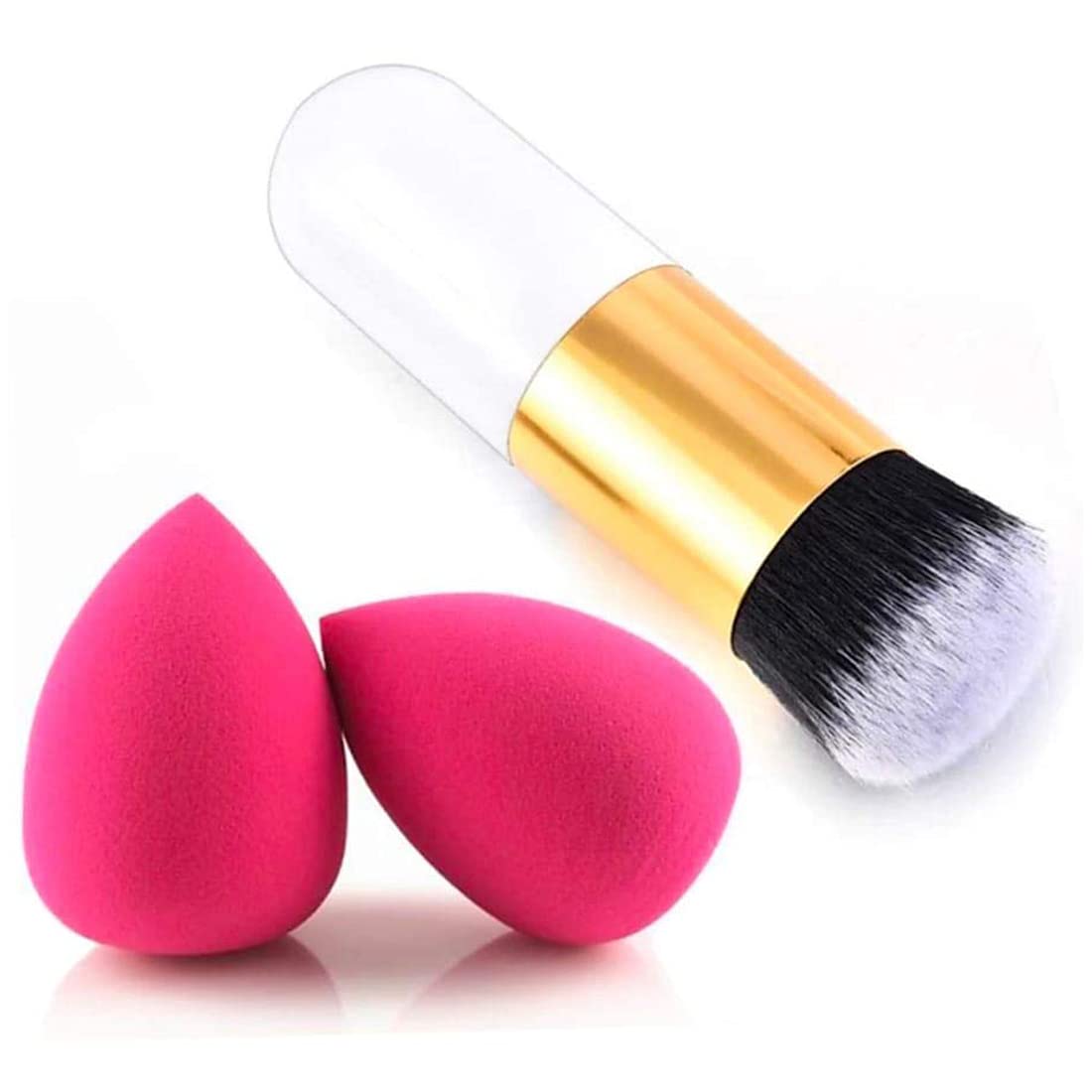 Adbeni Makeup Sponges with Compact & Foundation Brush, Foundation ...
