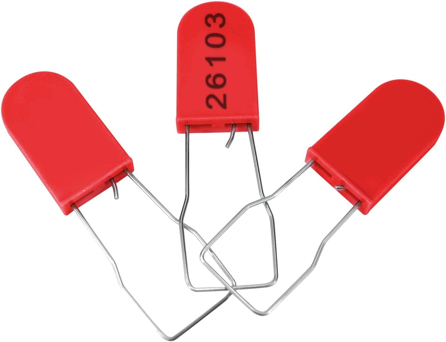 Amazon.com: Plastic Padlock Security Seals with Metal Wire Numbered ...