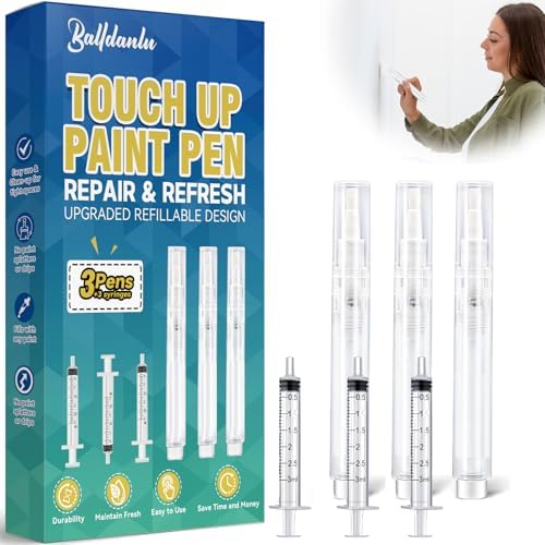 Amazon.com: Fillable Touch Up Paint Pen Brush, 3 Pack Refillable Paint ...