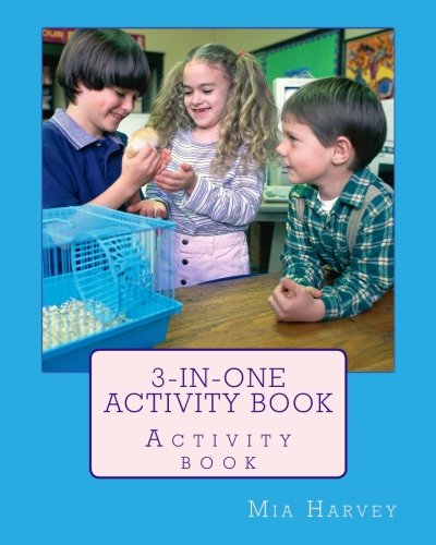 3-in-one Activity Book: Jumbo Activity book: Harvey, Mia: 9781548670795 ...