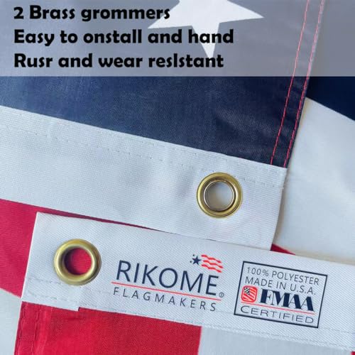 Snapklik.com : RIKOME Double Sided American US Flag 5x8 FT Outdoor- UV ...
