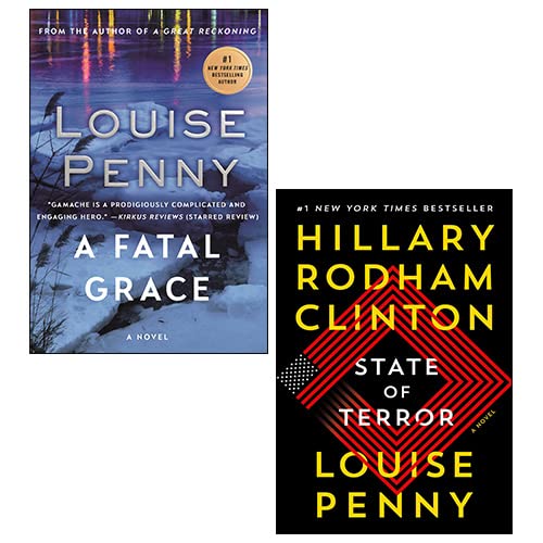 Louise Penny 2 Books Collection Set (A Fatal Grace, State of Terror ...