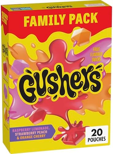 Amazon.com: Gushers Fruit Flavored Snacks, Raspberry Lemonade ...