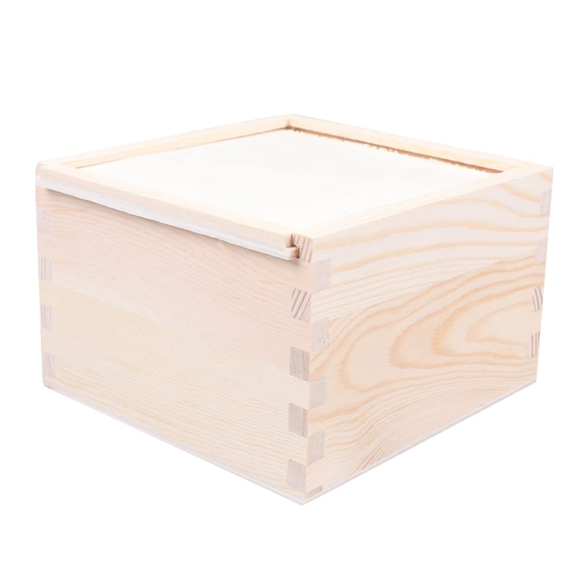 Amazon.com: 1Pc Box With Lids Sliding- Lid Wooden Boxes Decorative ...