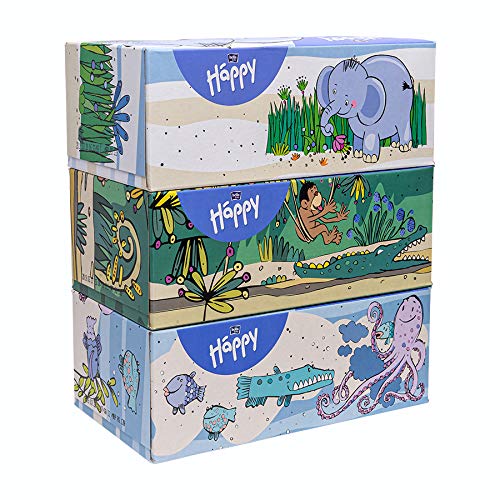 Bella Baby Happy two-layer universal tissues 150 pack of 3 : Amazon.in ...