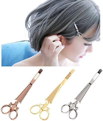 Amazon.com : Hair Stylist Gifts: Scissor Hair Clips, Barrettes, and ...