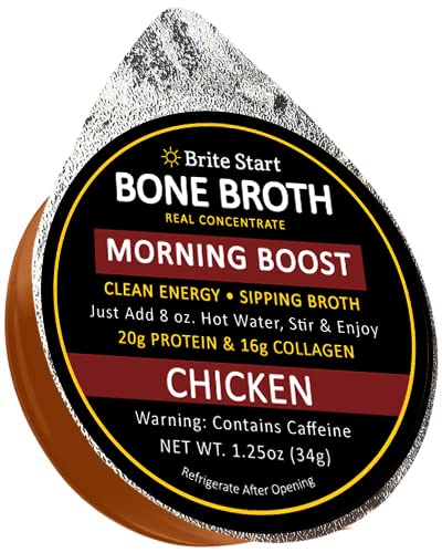 Amazon.com : Brite Start Bone Broth - Morning Boost Sipping Broth ...