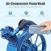 Amazon.com: 175PSI 5.5HP Twin Cylinder Air Compressor Pump Head, V ...