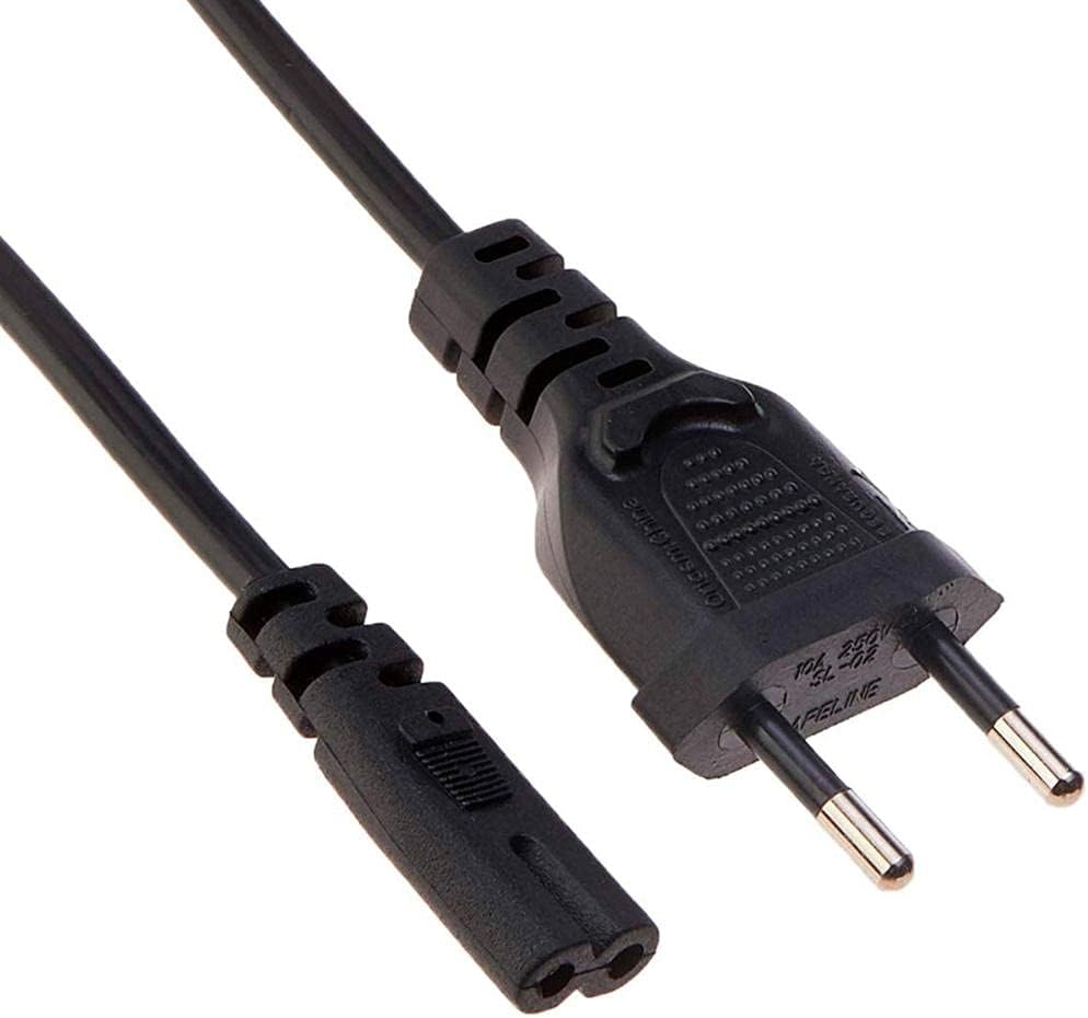 MD9 Cabo de Força Bipolar de 1,50 metros, Preto : Amazon.com.br ...