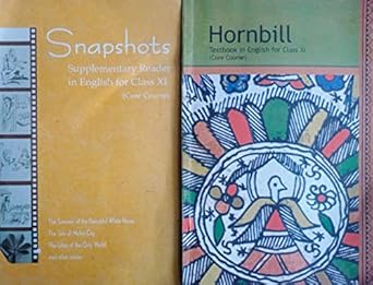 Ncert Snapshots Supplementary Reader In English Set Of 2 Books Class 11 ...