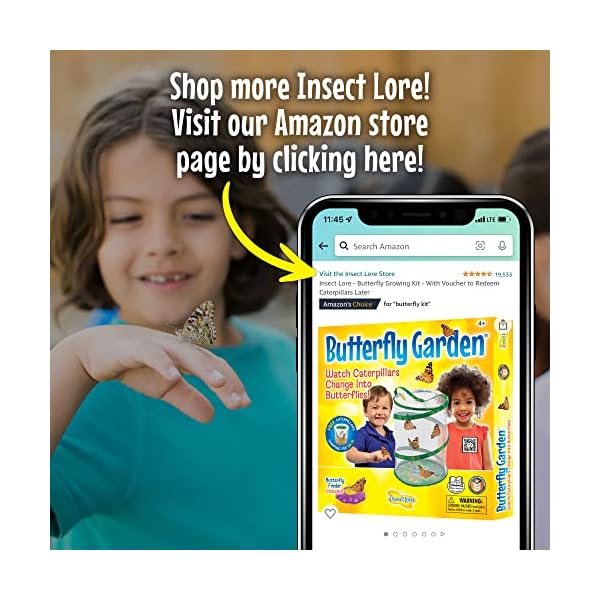 Insect Lore Butterfly Garden with Prepaid Voucher to Redeem ...