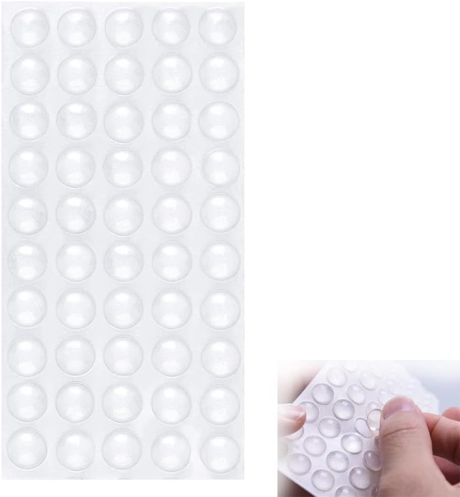 Transparent Rubber Feet for Chopping Board, 50 Pcs Rubber Pads Self ...