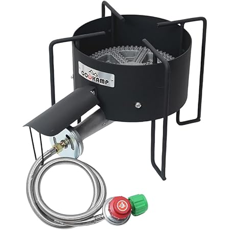 Amazon.com: COOKAMP Cocina de gas propano para exteriores de 1 quemador ...