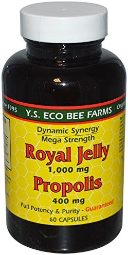 Amazon.com: YS Royal Jelly/Honey Bee - Royal Jelly Propolis Mega ...