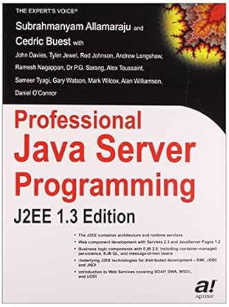 PROFESSIONAL JAVA SERVER PROGRAMMING: Subrahmanyam Allamaraju: 9788181287571: Amazon.com: Books