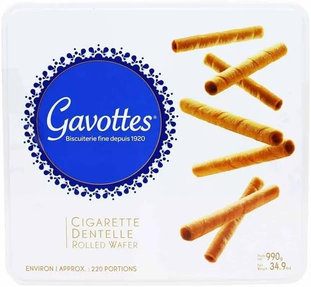 Amazon.com: Gavottes Rolled Wafer Cookies 220ct | Gavottes French Wafer ...