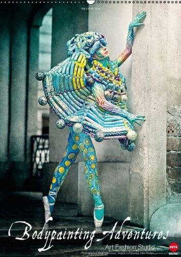 Bodypainting Adventures (Wandkalender 2014 DIN A2 hoch): „Bodypainting ...