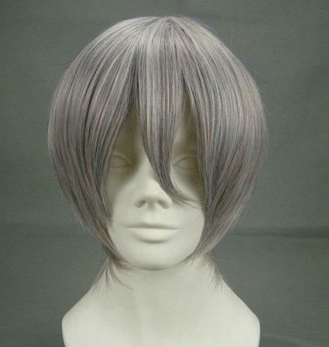 Amazon.com : Flyingdragon Ichimaru Gin Grey Silver Mixed Cosplay Short ...