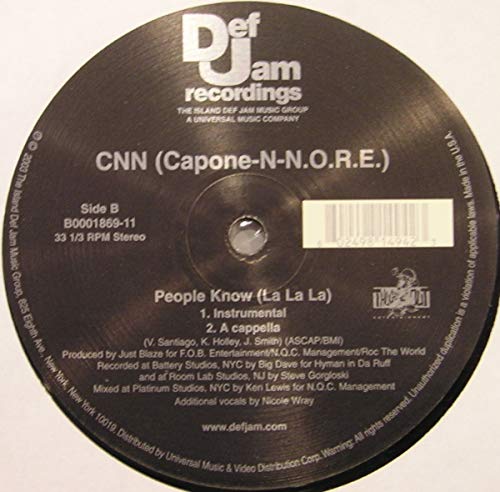 Capone-N-Noreaga - People Know (La La La) [Vinyl] - Amazon.com Music