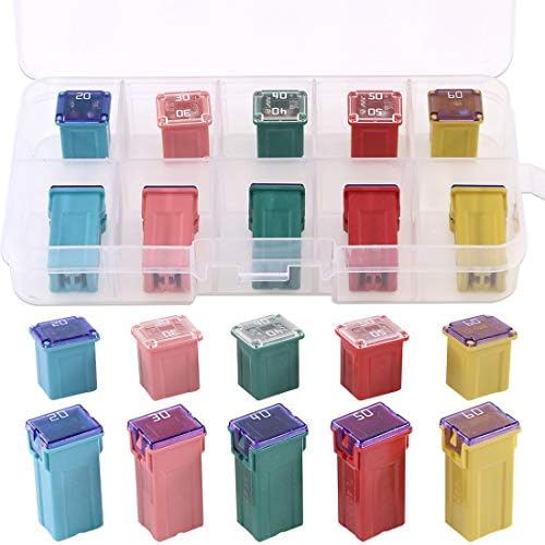 sourcing map Automotive Mini Cartridge Fuses 32V 20A Female Terminal ...
