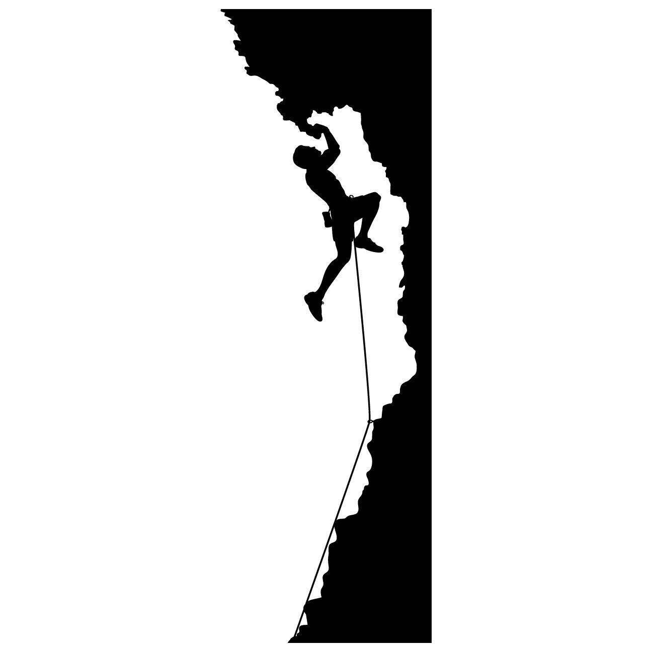 Rock Climbing Wall Graphic