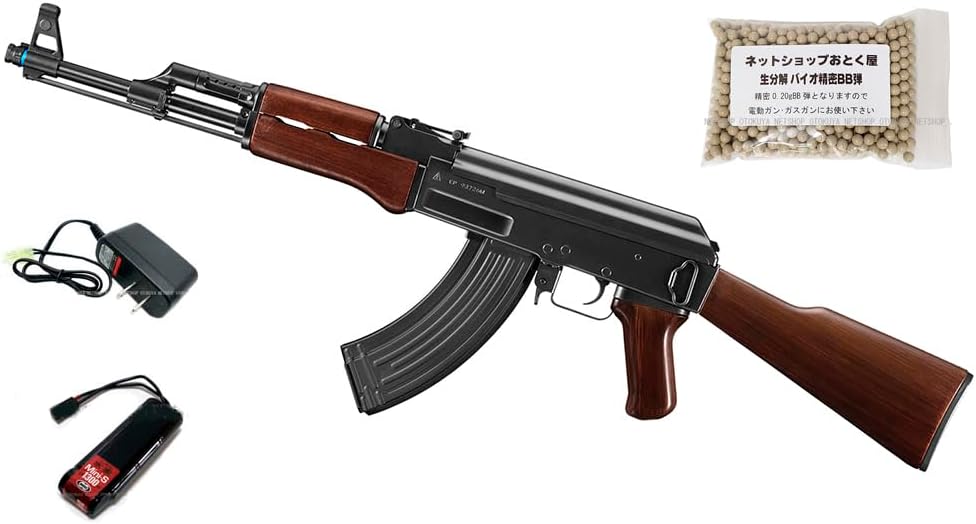 Amazon.co.jp: フルセット 電動ガンRシリーズ AK47R 【東京マルイ】（バッテリー・新型充電器・おまけBB弾付き） : ホビー