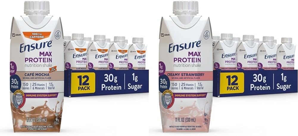 Amazon.com: Ensure Max Protein Liquid Nutritional Shake with 30g of ...