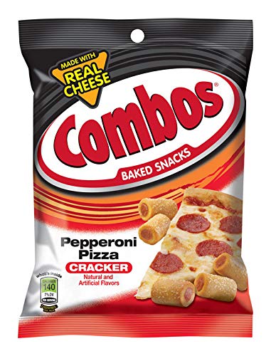 Amazon.com: Combos Pepperoni Pizza Cracker Baked Snacks 6.30 oz (Pack ...