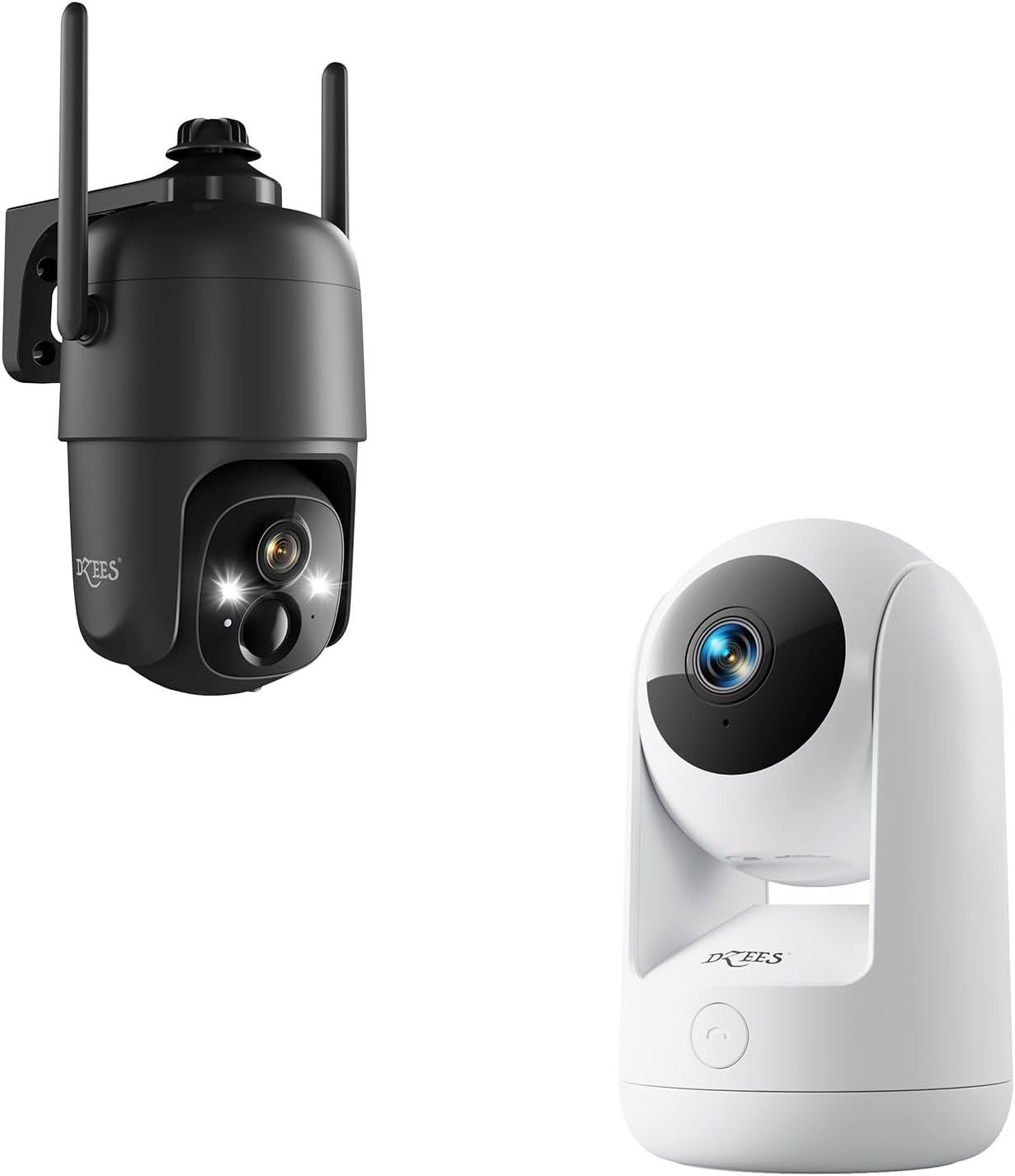 Amazon.com : Dzees 360° PTZ WiFi Security Cameras Wireless Outdoor, 2K ...