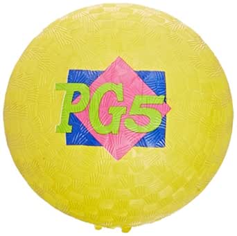 Amazon.com: School Smart Playground Ball - 5 inch - Yellow - 1293604 ...