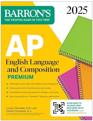 Amazon.com: AP English Language and Composition Premium, 2025: Prep ...