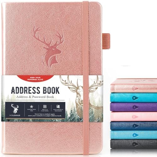 Amazon.com : ZXHQ Address Book with Colorful Alphabetical Tabs (8.4" x ...