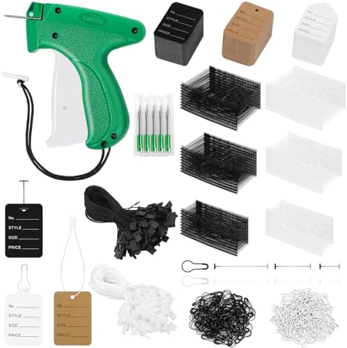 Amazon.com : 3731 Pcs Price Tagging Gun for Clothing Kit, MAPVOLUT Tag ...