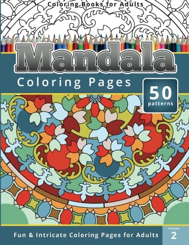 Amazon.com: Coloring Books for Adults Mandala: Coloring Pages ...