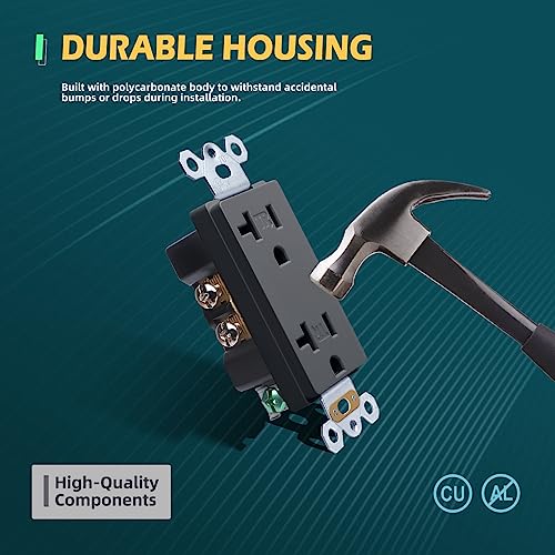 Snapklik.com : TOPELER Decorator Electrical Wall Receptacle Outlets ...