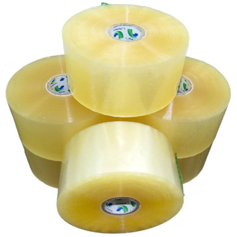 6 EXTRA LARGE ROLLS OF CLEAR TRANSPARENT POLYPROPYLENE PACKAGING PARCEL ...